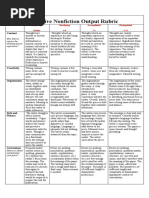 Tnready Rubric Narrative gr6-8 | PDF | Syntax | English Language
