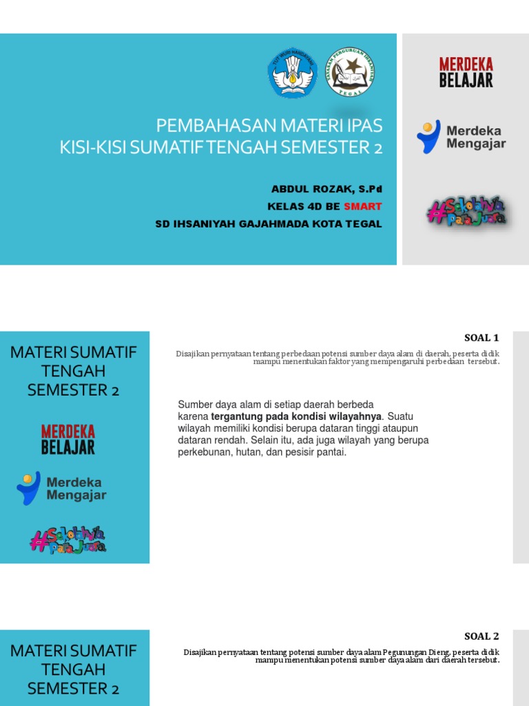 Pembahasan STS 2 Ipas | PDF