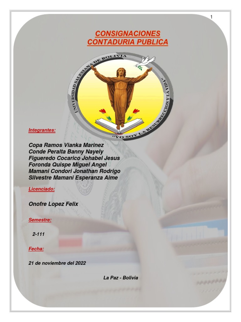 Grupo 6 Consignaciones | PDF | Bancos | Contabilidad