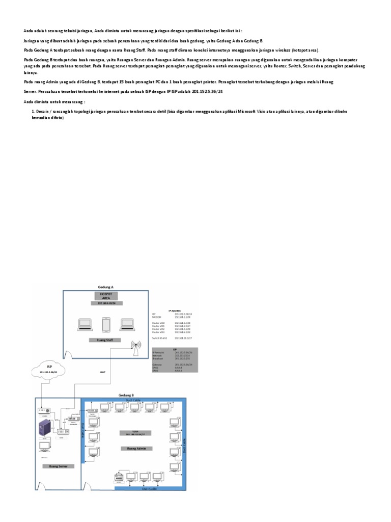 Latihan Ujikom - Perencanaan - Rendi Kurniawan - Xii TKJ 2 | PDF