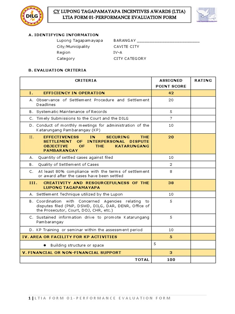 ANNEX A - LTIA Technical Notes | PDF ANNEX A - LTIA Technical Notes | PDF