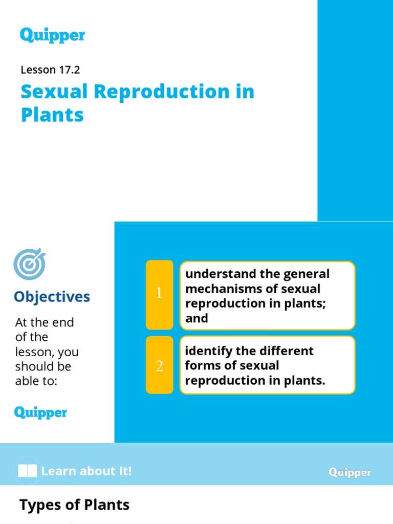 Earth and Life Science SHS 17.2 Sexual Reproduction in Plants | PDF ...