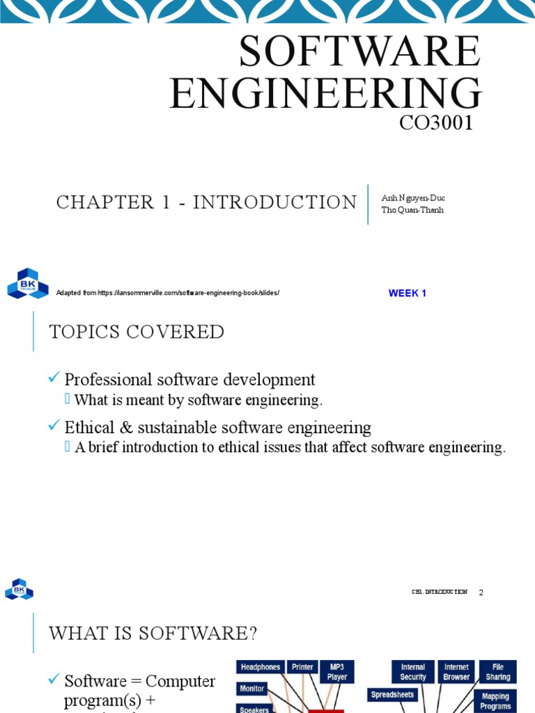 01 - Ch1 Introduction - 2021 | PDF | Engineering | Software Engineering