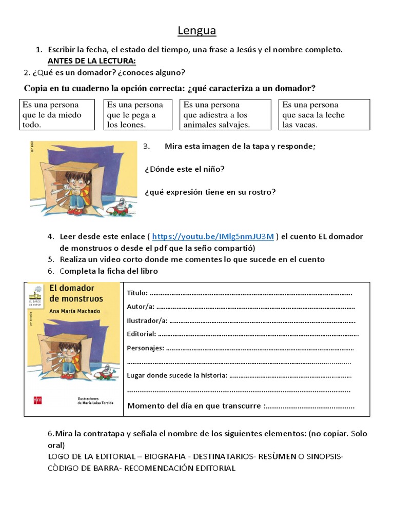 Secuencia El Domador de Monstruos | PDF