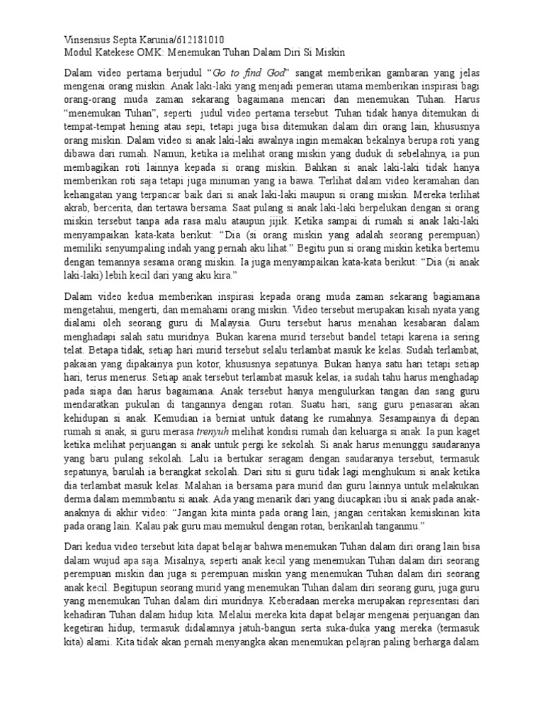 Modul Kateke OMK | PDF