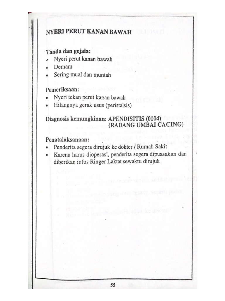 Nyeri Perut Kanan Bawah | PDF