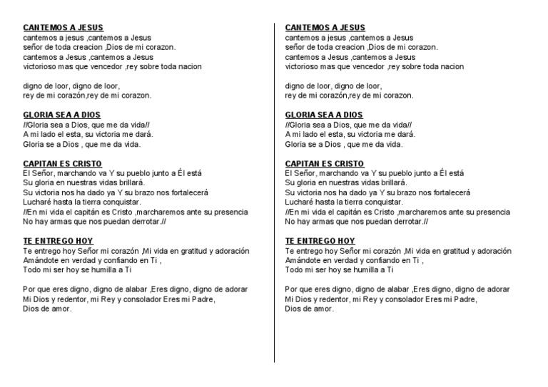 Cantemos A Jesus | PDF | Cristo (título) | Jesús