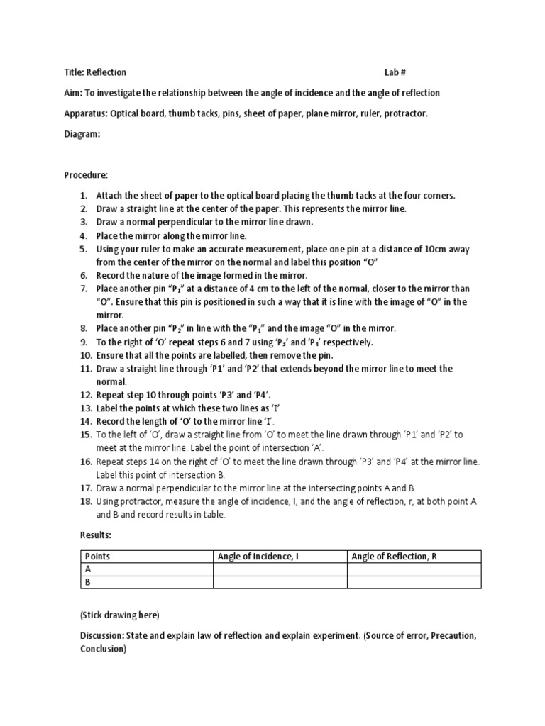 Reflection Lab | PDF | Teaching Methods & Materials Reflection Lab | PDF | Teaching Methods & Materials