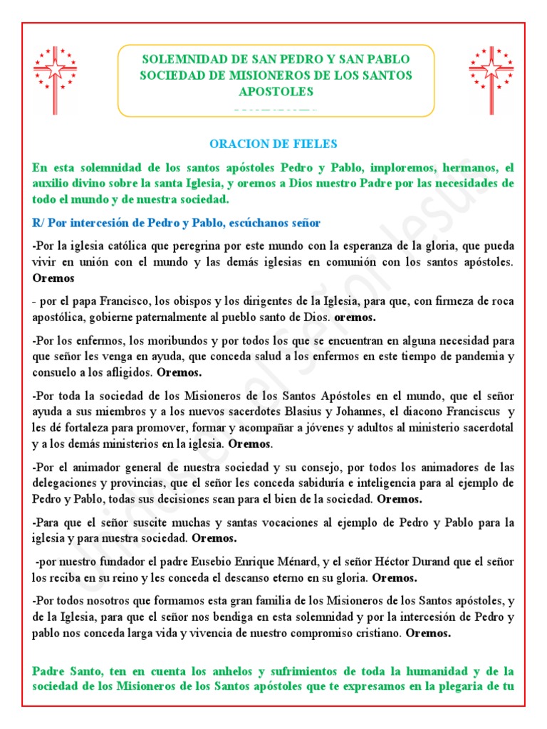 Monición de Misa | PDF | Intercesión | Iglesia Católica