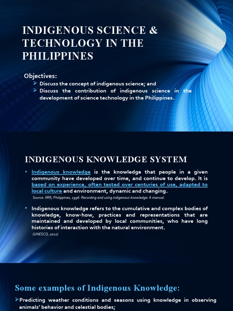 Indigenous Science in the Philippines | PDF | Science | Knowledge
