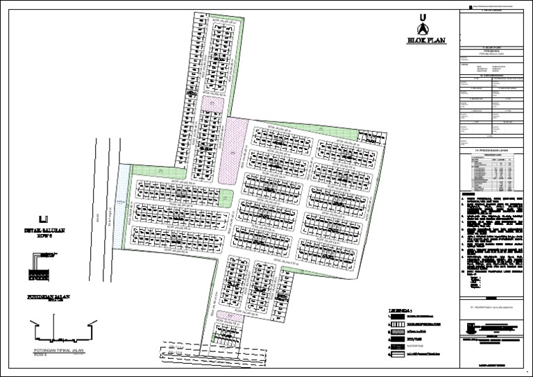 Blockplan Pesona Bella Casa - 55.555 m2 | PDF