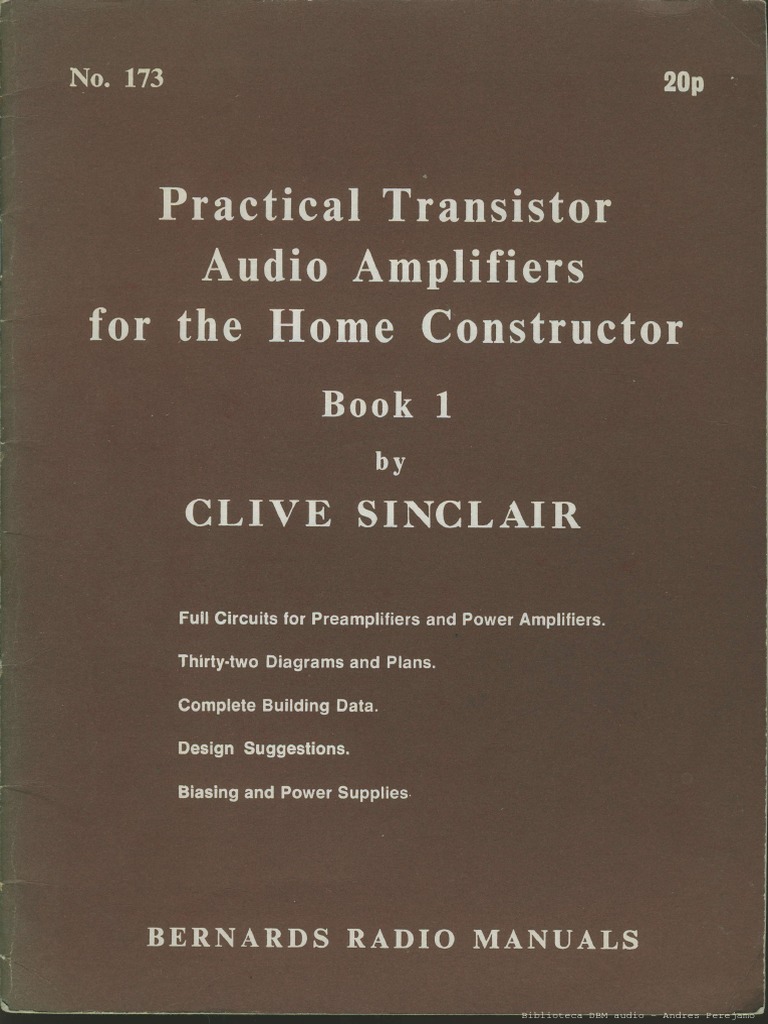 Practical Transistor Audio Amplifiers | PDF | Amplifier | Physical ...