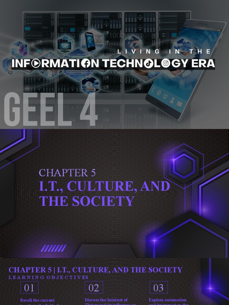 Chapter 5 IT, Culture and The Society | Download Free PDF | Internet Of ...
