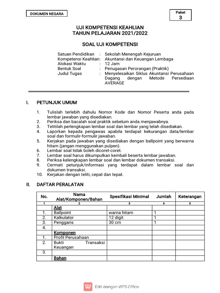 Soal Lat 3 | PDF