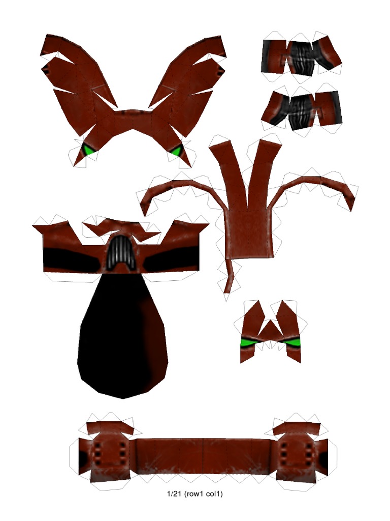 35cm Space Marine Papercraft-Lines (No Password) | PDF