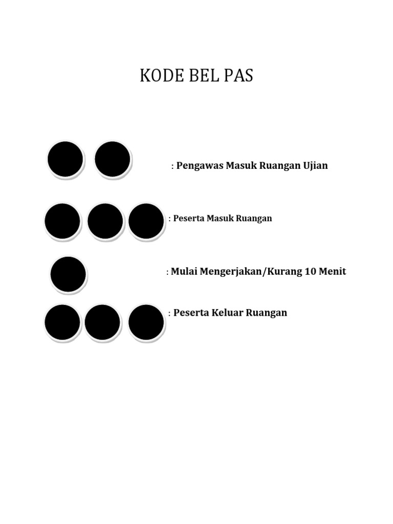 KODE BEL Ok | PDF