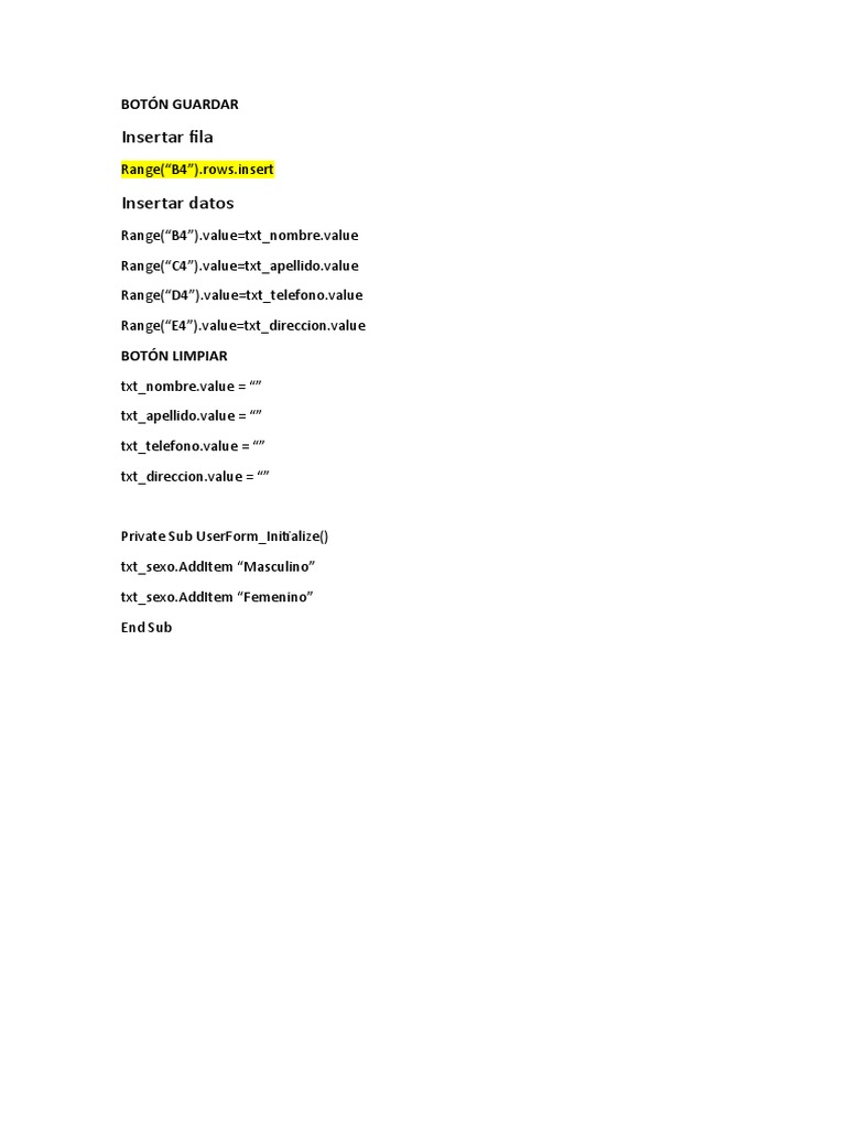 Botón Guardar | PDF | Informática