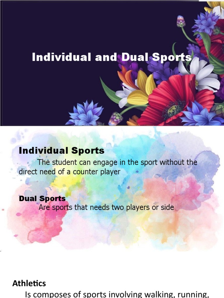 Overview of Individual and Dual Sports | PDF