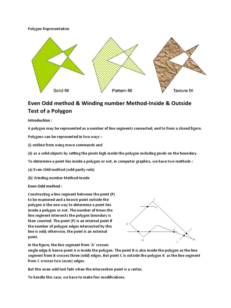 Unit4 Pdf Polygon Algorithms And Data Structures 5872