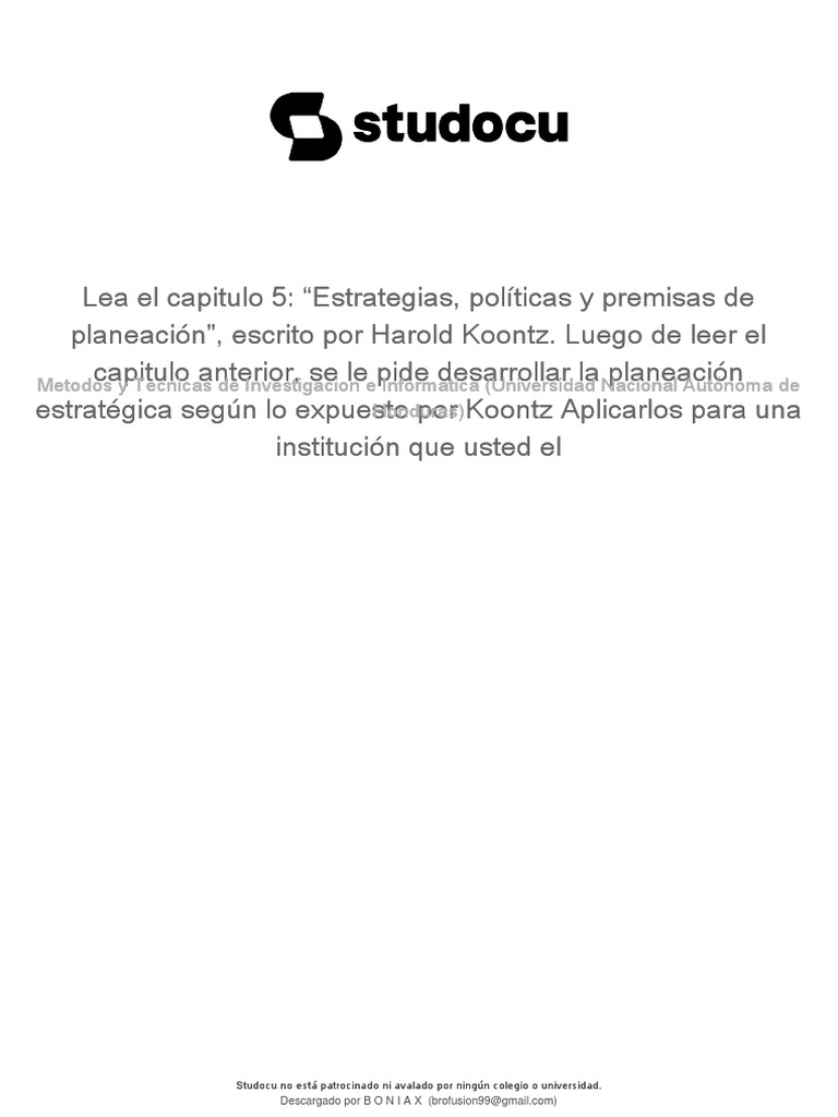 lea-el-capitulo-5-estrategias-politicas-y-premisas-de-planeacion-escrito-por-harold-koontz-luego ...