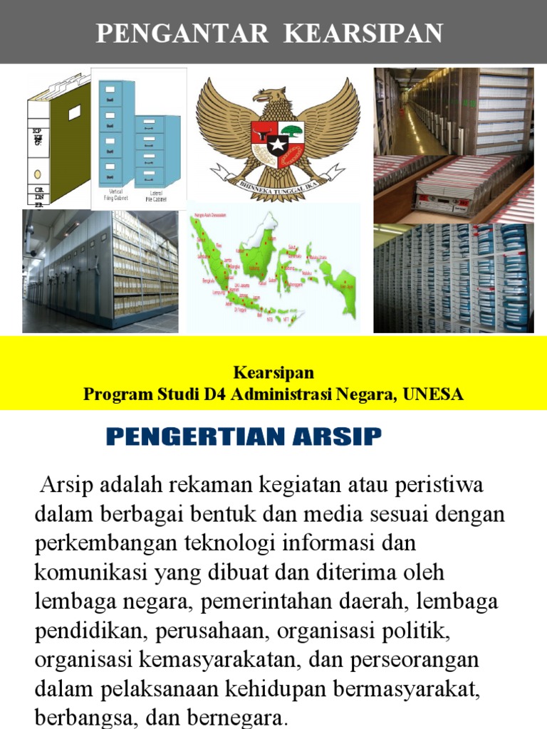 MENGENAL PENGELOLAAN ARSIP STATIS | PDF
