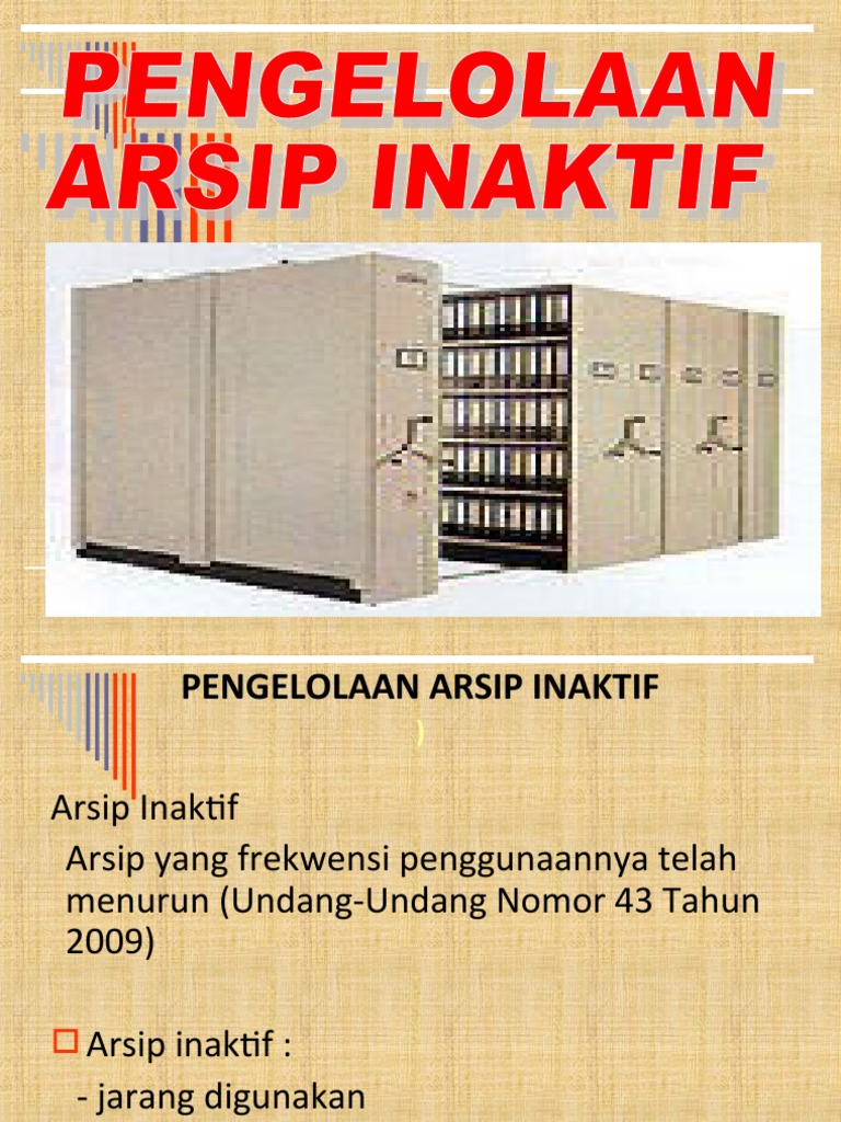 Arsip INAKTIF | PDF