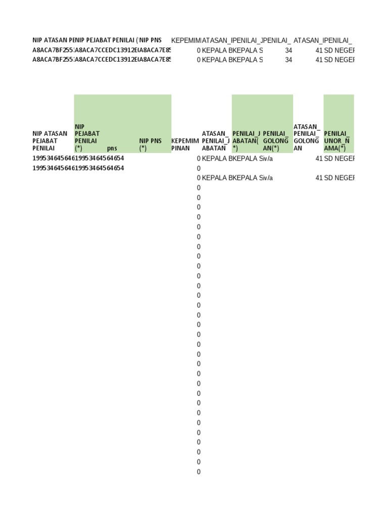 Template Rekon 2021 | PDF