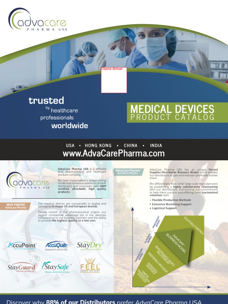 AdvaCare MEDICAL DEVICES Product Catalog | PDF | Intravenous Therapy ...