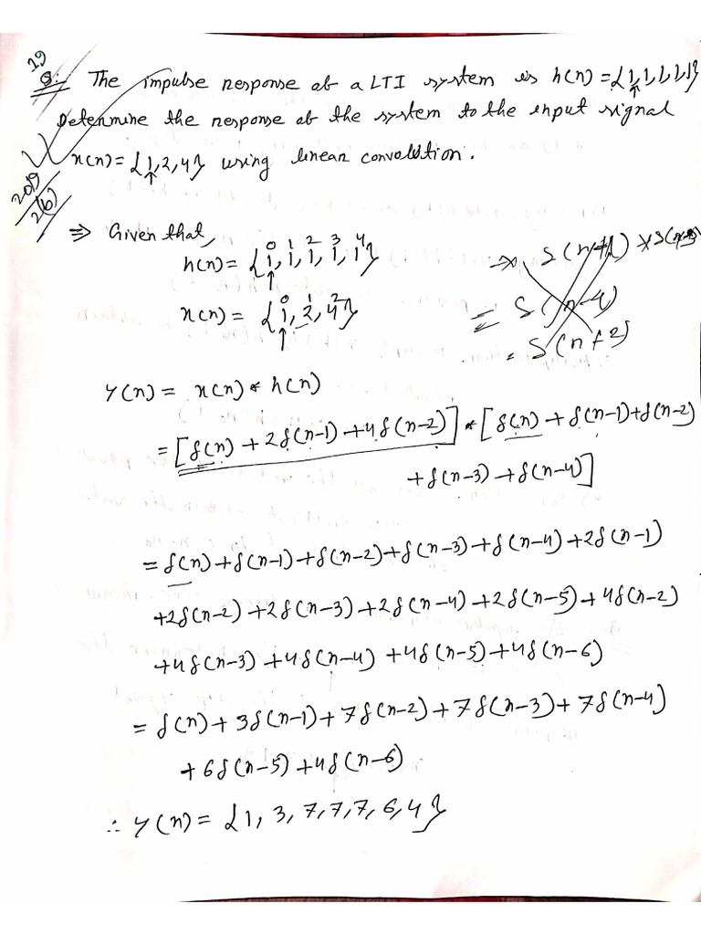 DSP Filter Previous Ques Solve - Anim | PDF