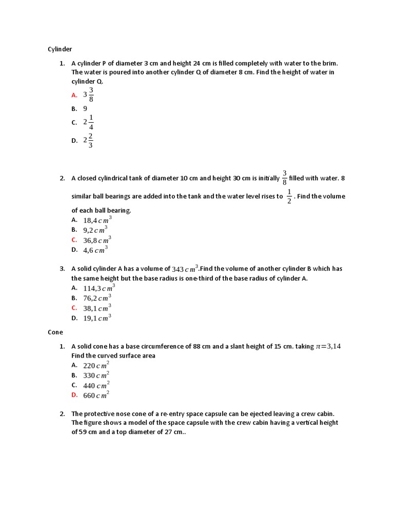 Grade 8 PAT | PDF | Sphere | Geometry
