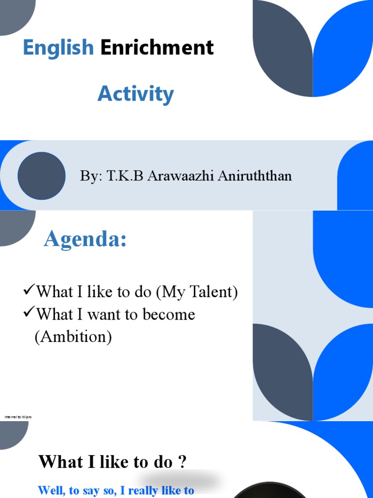 English Enrichment Activity | PDF