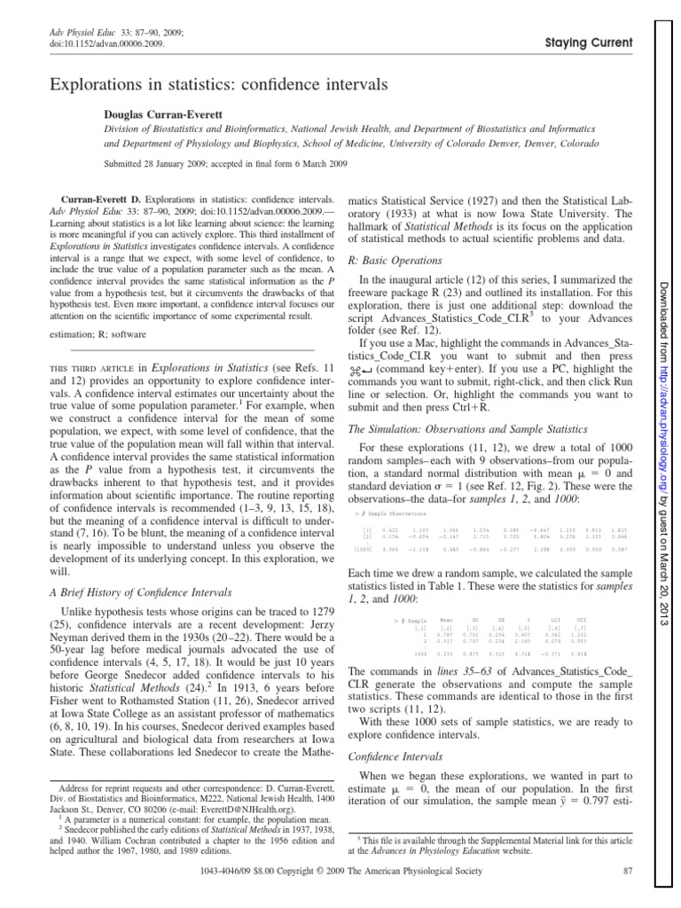Jurnal Bing 4 | Download Free PDF | Statistics | Confidence Interval