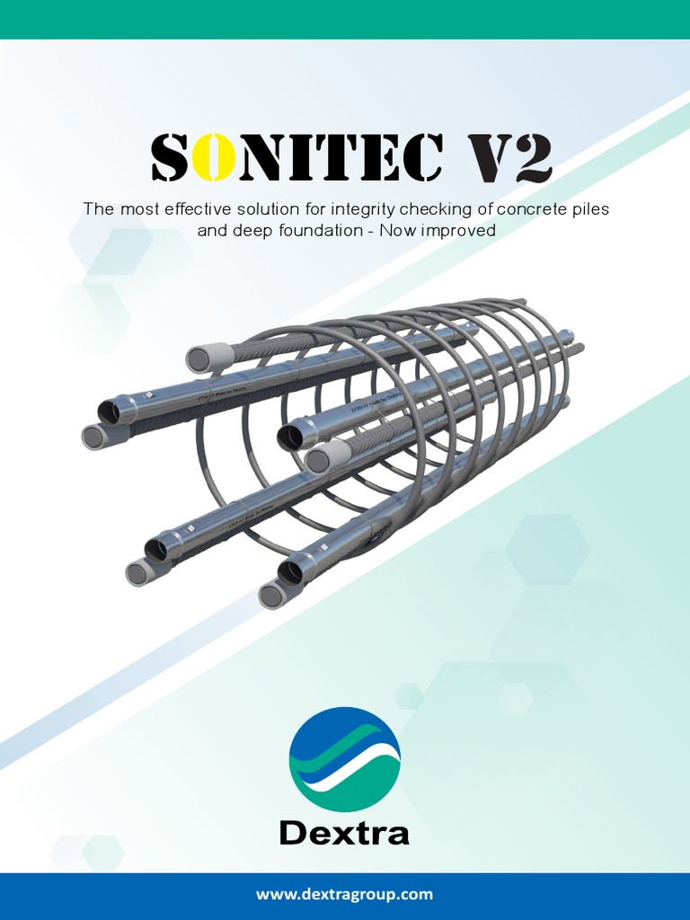 Dextra Sonitec V2 India Brochure 2022 en | PDF | Deep Foundation | Pipe ...