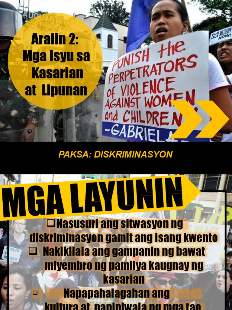 Isyung Pangkasarian PPT - AP 10 | PDF