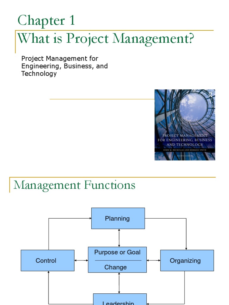 2 Chapter1 - What Is PMGMNT | PDF | Project Management | Goal