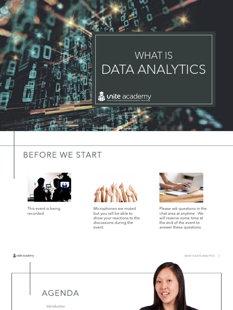 What Is Data Analytics - Fall 2022 | PDF | Data Analysis | Analytics