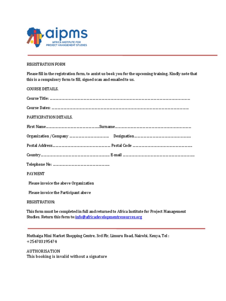 Course Registration Form | PDF | Computers