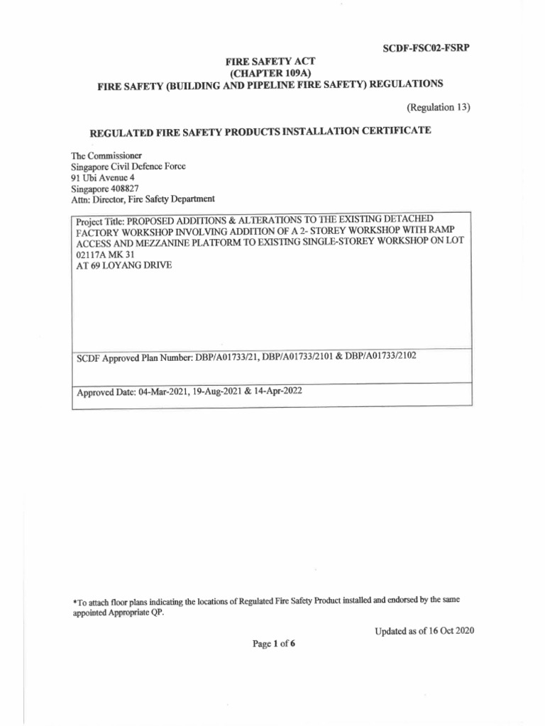 SCDF FSC02 Fire Rated Ceiling | PDF