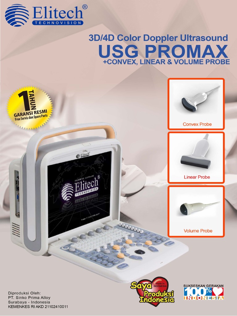 ELITECH 3D/4D Color Doppler Ultrasound | PDF | Information And ...