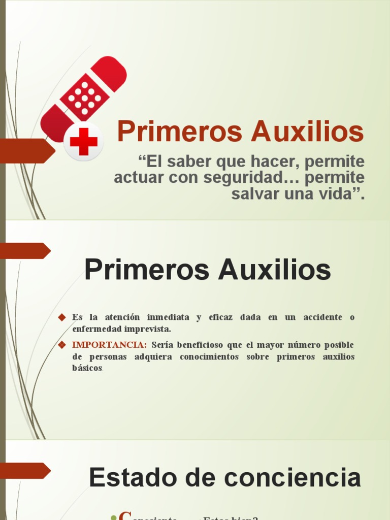 Primeros Auxilios | PDF | Reanimación cardiopulmonar | Herida