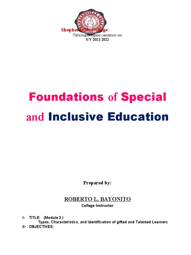 MODULE 3 Sir Robert | PDF