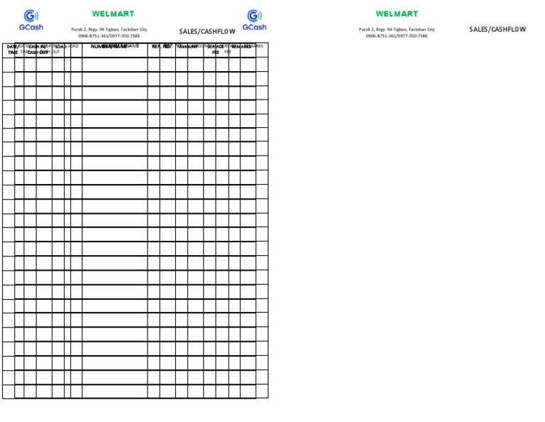 Gcash Template | PDF