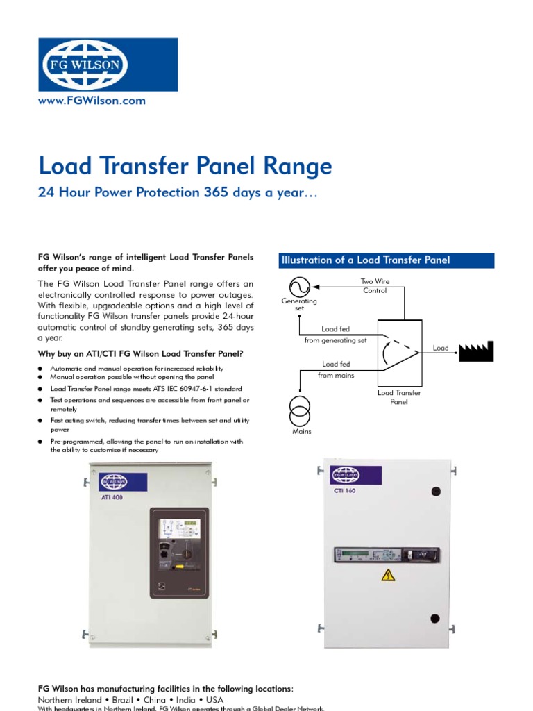 Load Transfer Panel Range (GB) (0111) - 3 | PDF | Switch | Mains ...