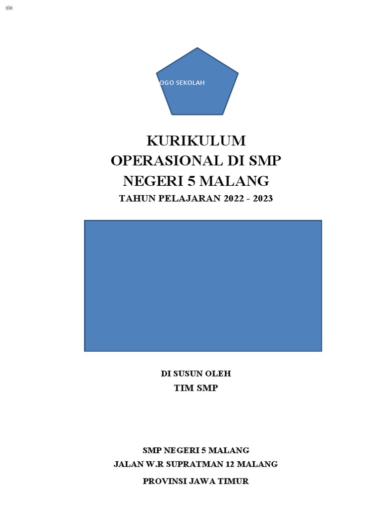 Standar Isi Kurikulum Merdeka 2022 SMPN 5 | PDF