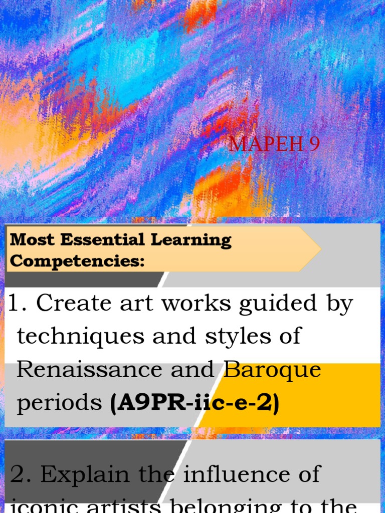 Renaissance and Baroque Art Techniques | PDF | Baroque | Renaissance