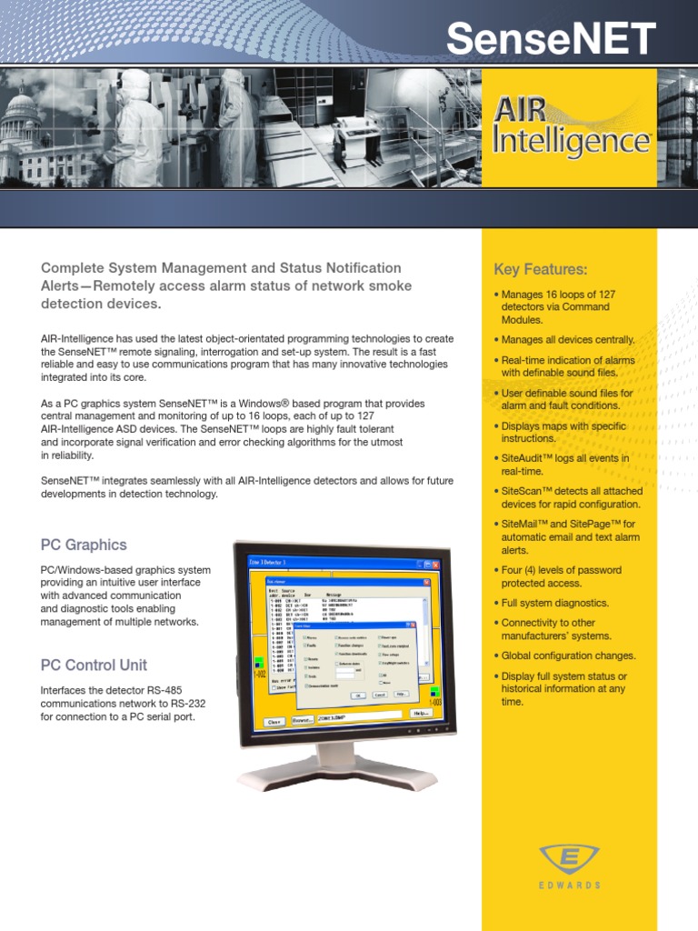 E-AI-010 - SenseNet Management and Monitoring Software | PDF | Computer ...