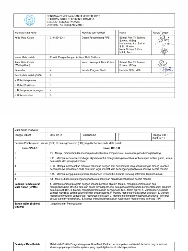 2022B Multiplatform HT | PDF