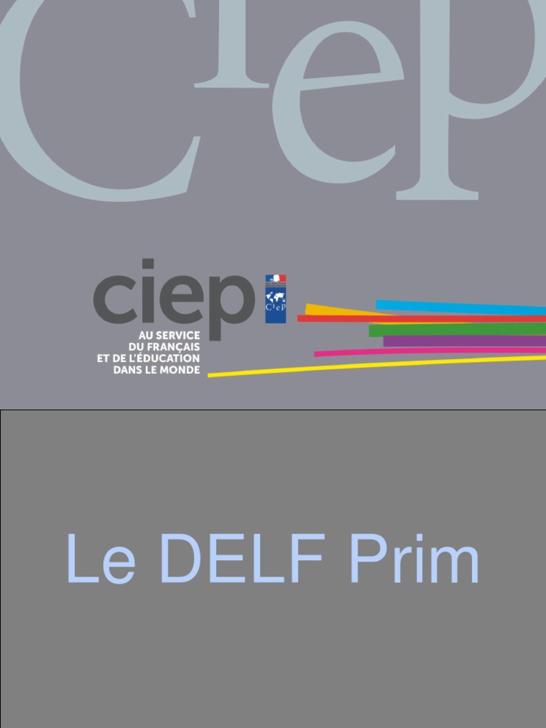 Examen DELF Prim pour enfants A1.1 | PDF | la communication