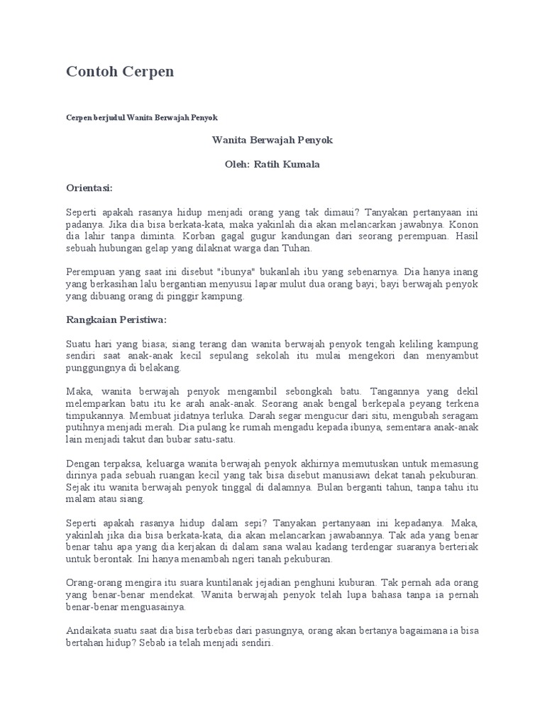 contoh cerpen | PDF