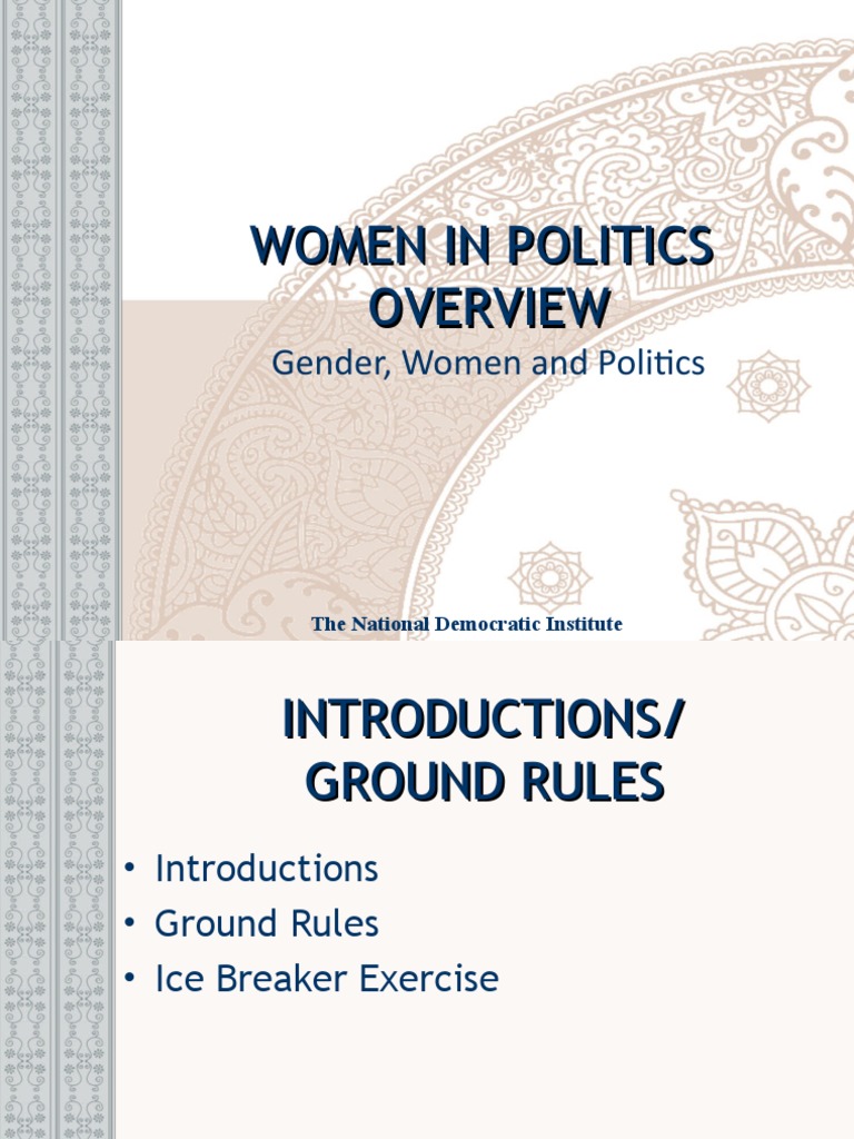 Empowering Women in Politics: Understanding the Benefits, Barriers, and ...